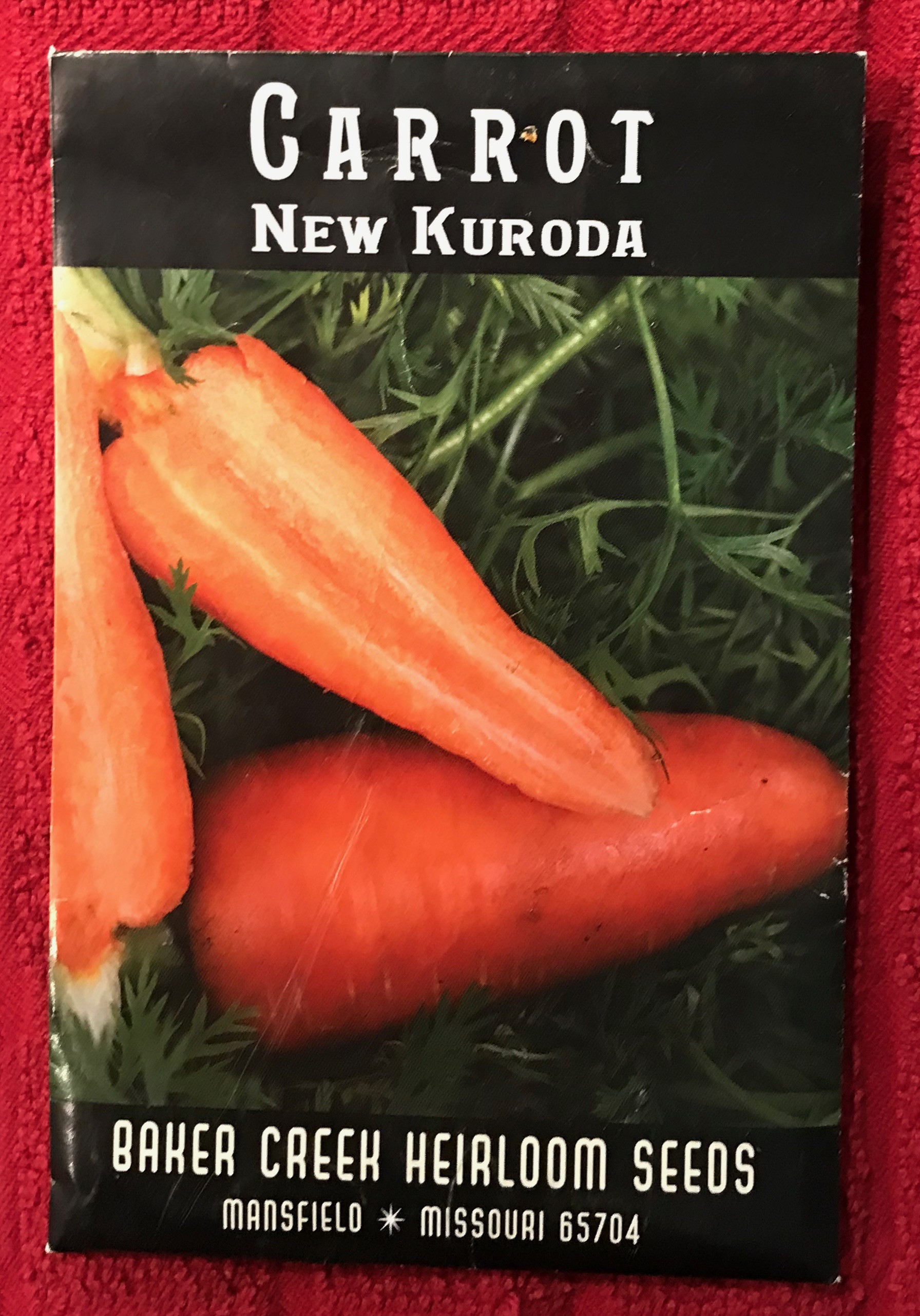 New Kuroda carrots « Gardening and Hiking Adventures